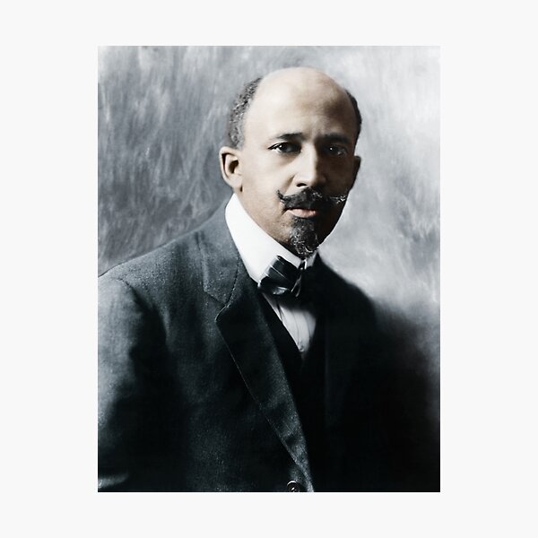 "WEB Du Bois Portrait - 1918 - Colorized" Photographic Print for Sale ...