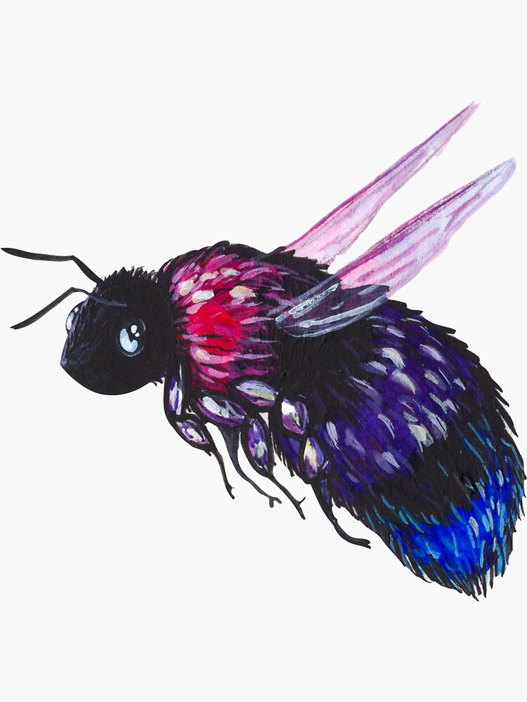 "'Bee Yourself' Bisexual Pride Flag" Sticker for Sale by APidwerbeski ...