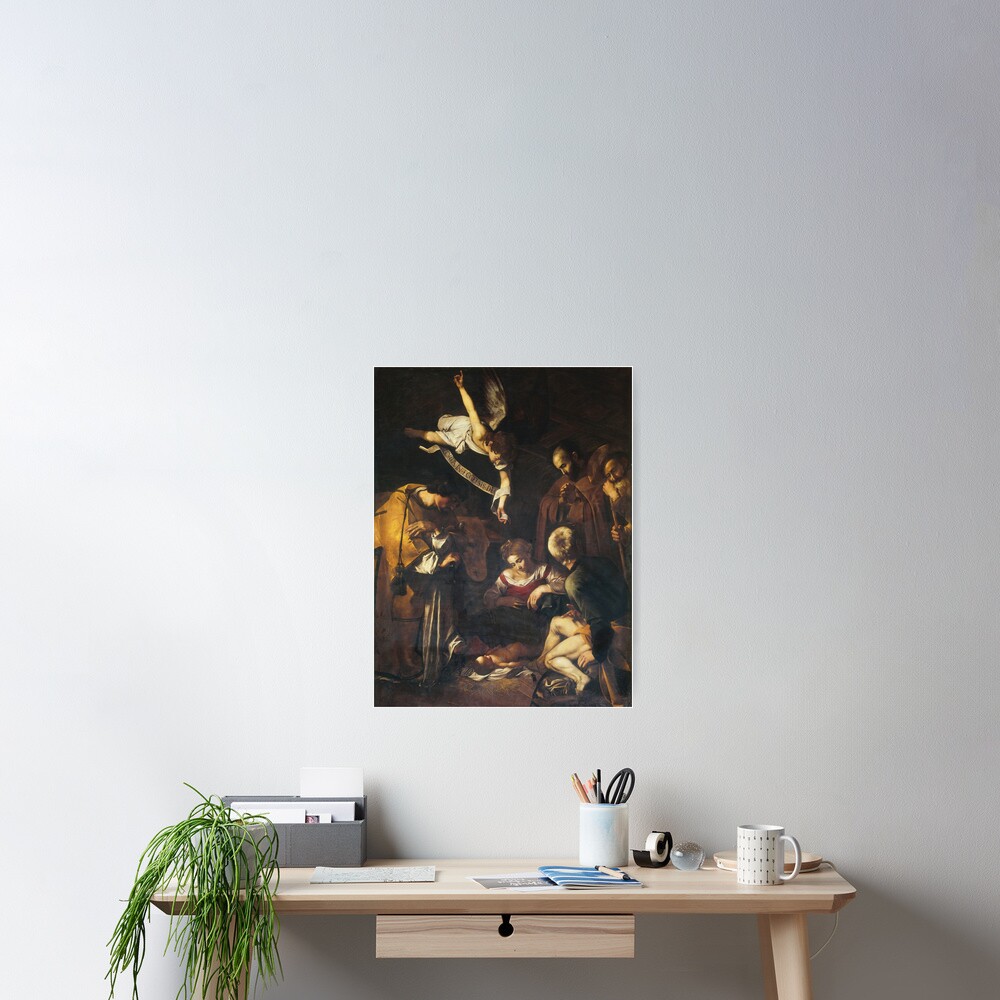 "Michelangelo Merisi Da Caravaggio -Nativity with St. Francis and St ...