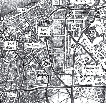 "Map of Ketterdam, Kerch" Sticker for Sale by lookinpretty | Redbubble