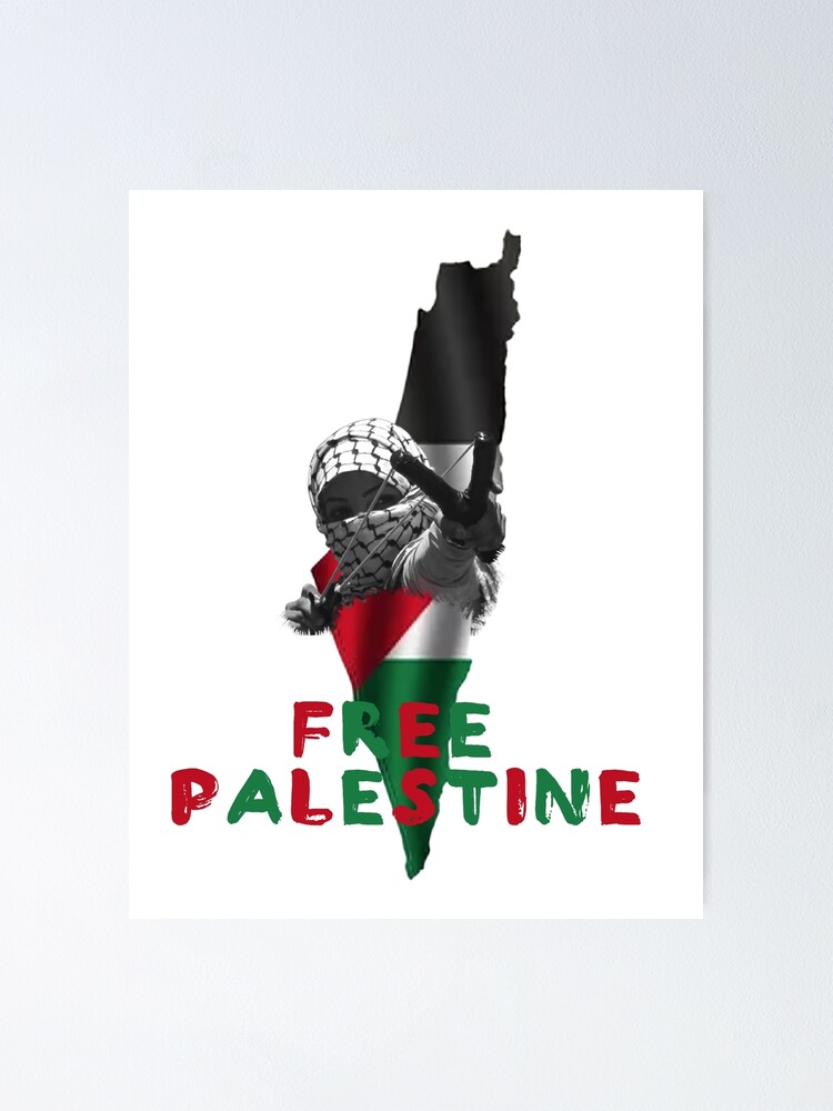 "Free Palestine" Poster by hichametta | Redbubble
