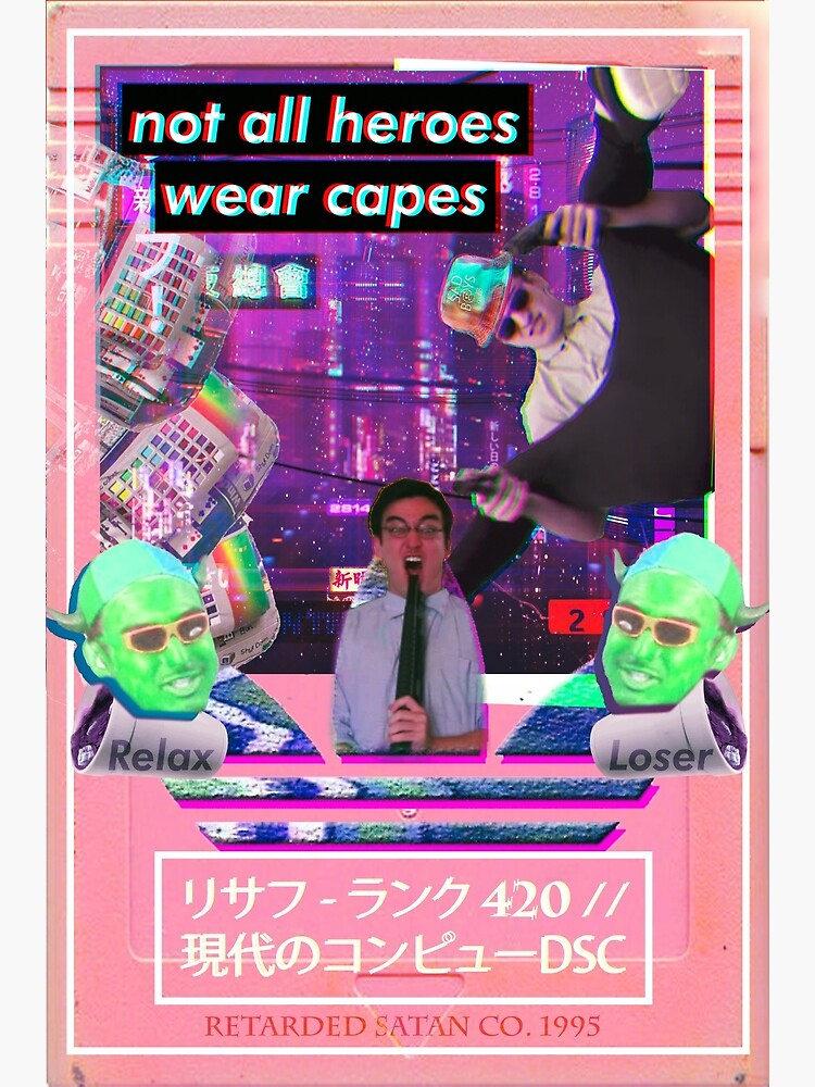 "Filthy Frank 2814 Vaporwave" Canvas Print for Sale by lyraphix | Redbubble