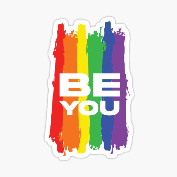 "Be You - Pride 2021" Sticker for Sale by travellb | Redbubble