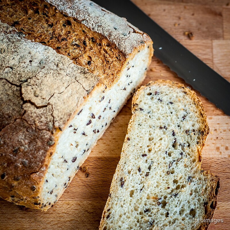 "Soy and Linseed Bread" by prbimages | Redbubble