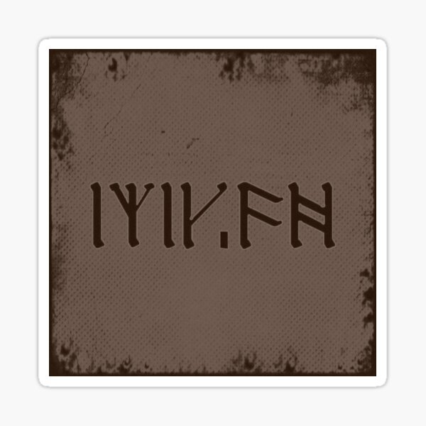 "Return to me" Sticker by delfmeunier | Redbubble