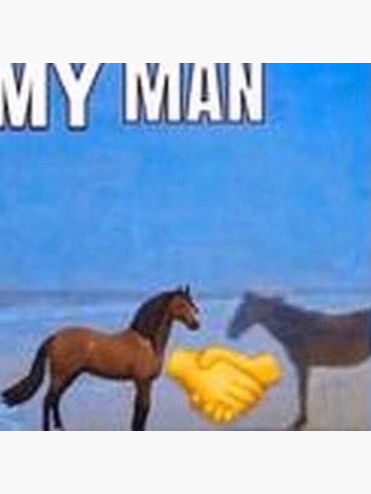 "my man sticker" Sticker for Sale by stickersdotjpg | Redbubble