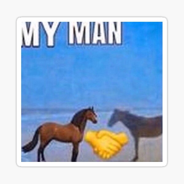 "my man sticker" Sticker for Sale by stickersdotjpg | Redbubble