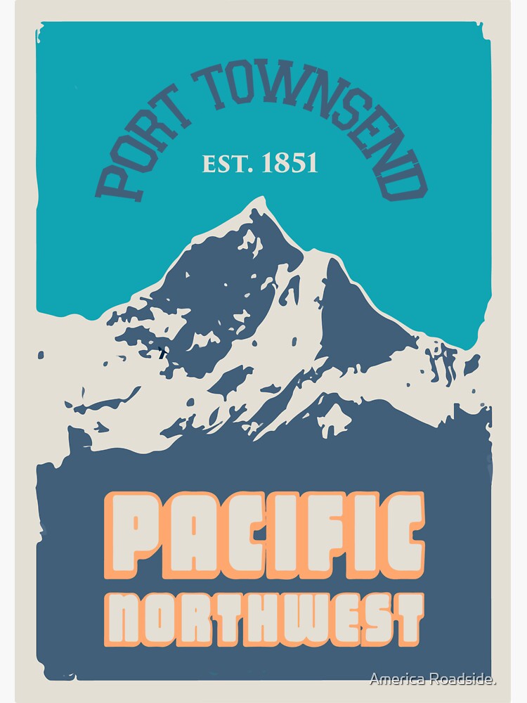 "Port Townsend - Washington State." Sticker for Sale by America ...