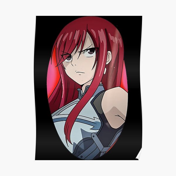 "erza " Poster by ireStrieker | Redbubble