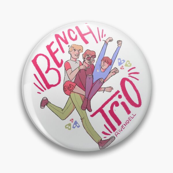 Bench Trio Pins and Buttons | Redbubble