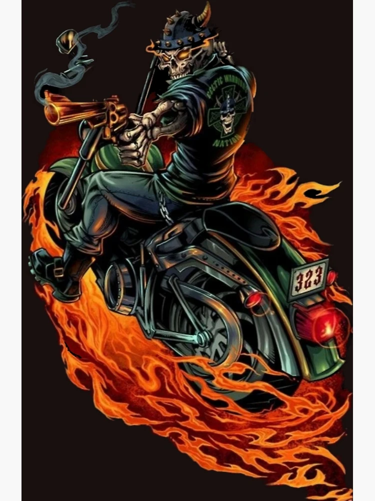Badass Biker Skulls