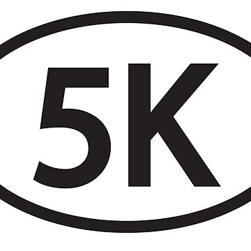 "5K Run" Sticker for Sale by Designs111 | Redbubble