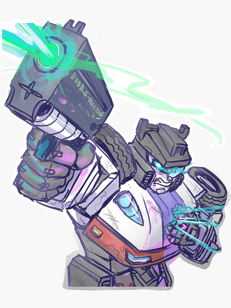 "Idw Jazz on a mission" Sticker for Sale by Remnince | Redbubble