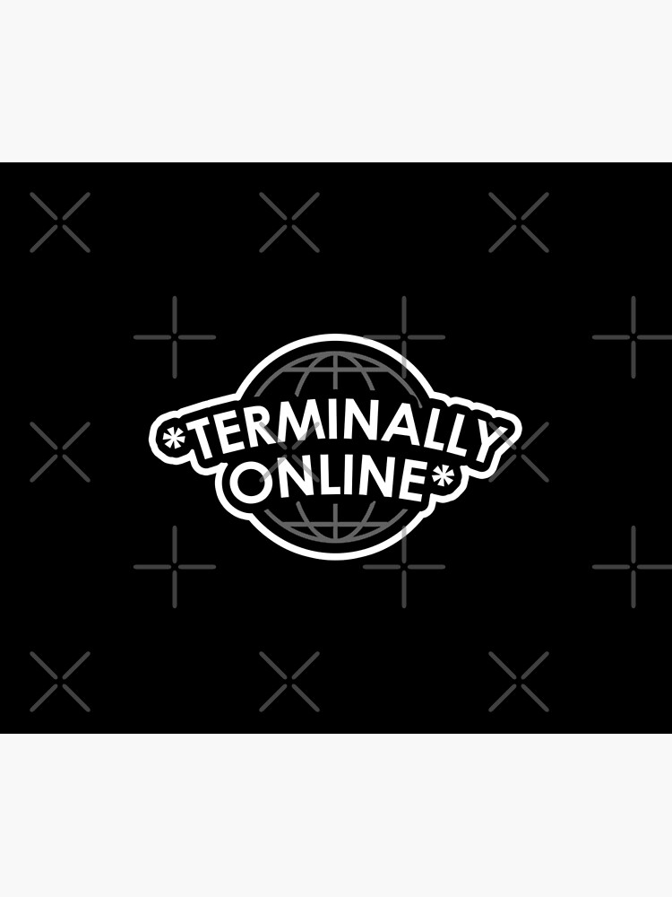 "Terminally Online 1" Tapestry by art-by-gui | Redbubble