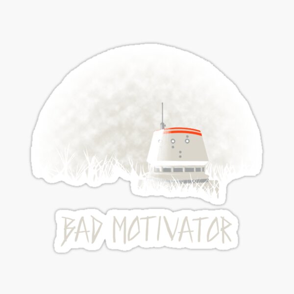 "Bad Motivator" Sticker for Sale by BloodSport5J | Redbubble
