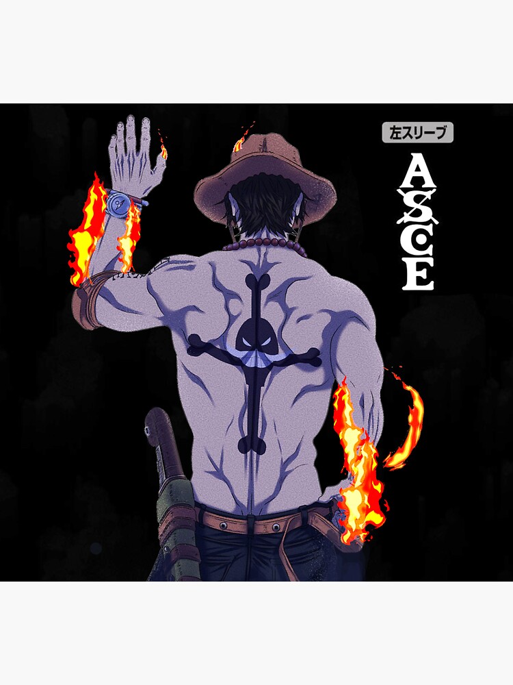 "Fire Fist Ace" Sticker for Sale by gimhan | Redbubble