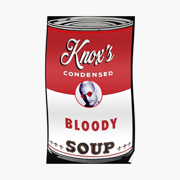 Póster «Sopa de Mickey Knox» de chilangopride | Redbubble