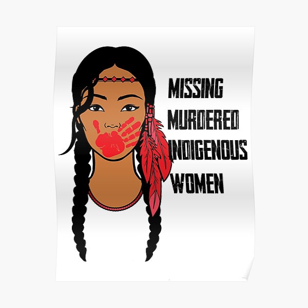 "Missing Murdered Indigenous Women" Poster for Sale by offtherez ...
