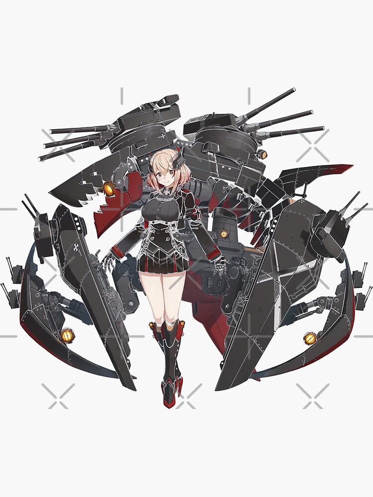 "azur lane roon" Sticker for Sale by evangelinehuber | Redbubble