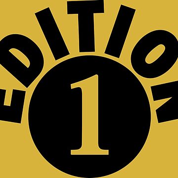 "1st Edition" Sticker for Sale by Biochao | Redbubble