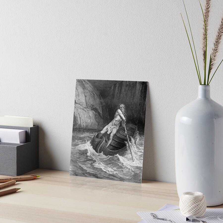 "Charon By Gustave Dore" Art Board Print for Sale by JDesigningMO ...