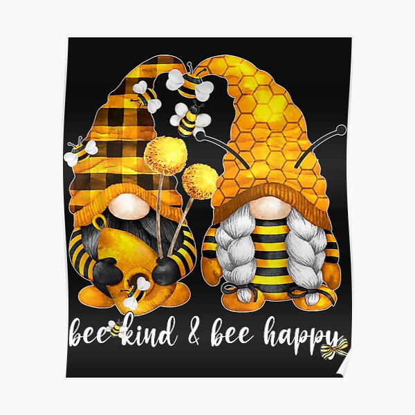 Custom Gnome Canvas Gnome Gift Ideas Custom Spring Gnome Poster Bee ...