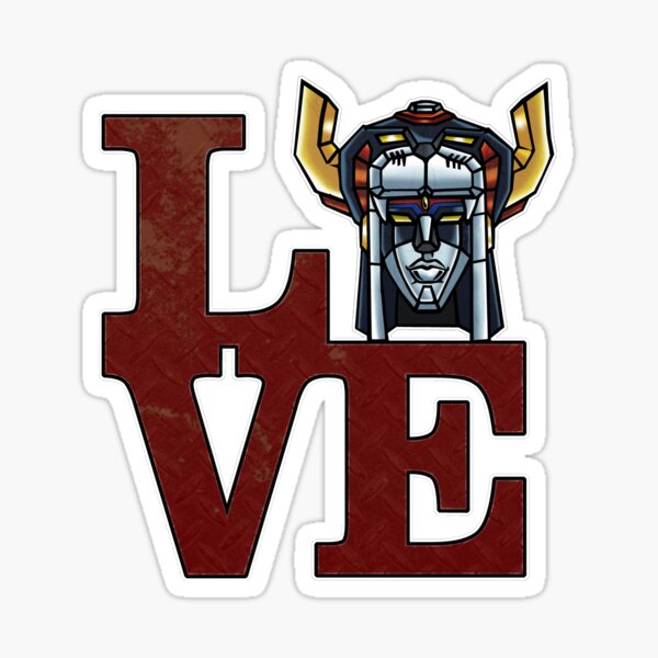 "Love Voltron" Sticker for Sale by mannart | Redbubble