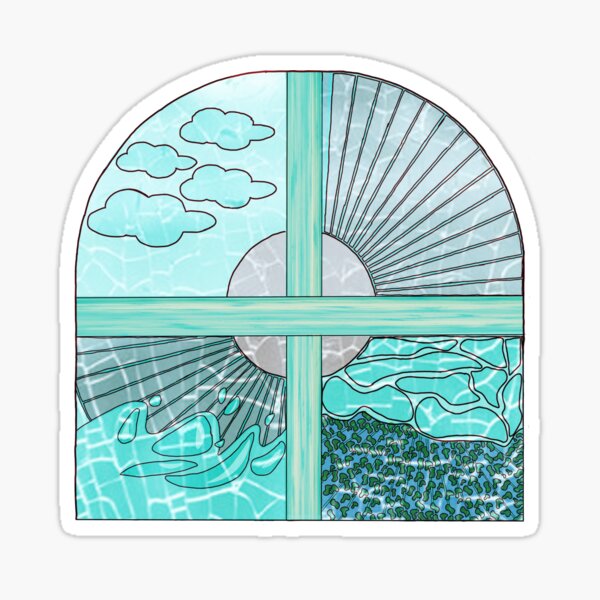 "Glass stain" Sticker for Sale by TorToez | Redbubble