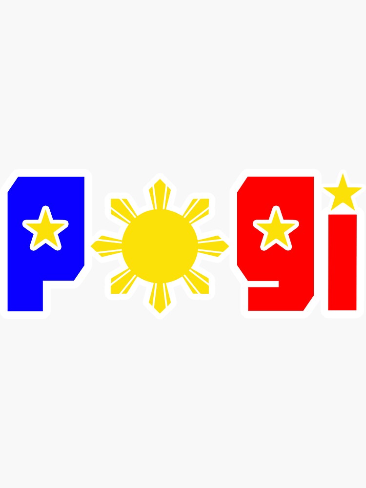 "Pogi" Sticker for Sale by TinfinityMerch | Redbubble