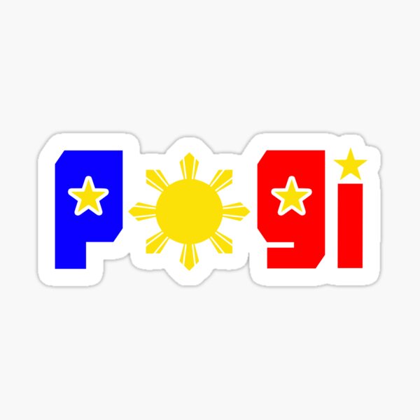 "Pogi" Sticker for Sale by TinfinityMerch | Redbubble
