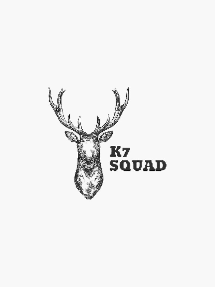 "K7 standard logo" Sticker for Sale by karim7sn | Redbubble