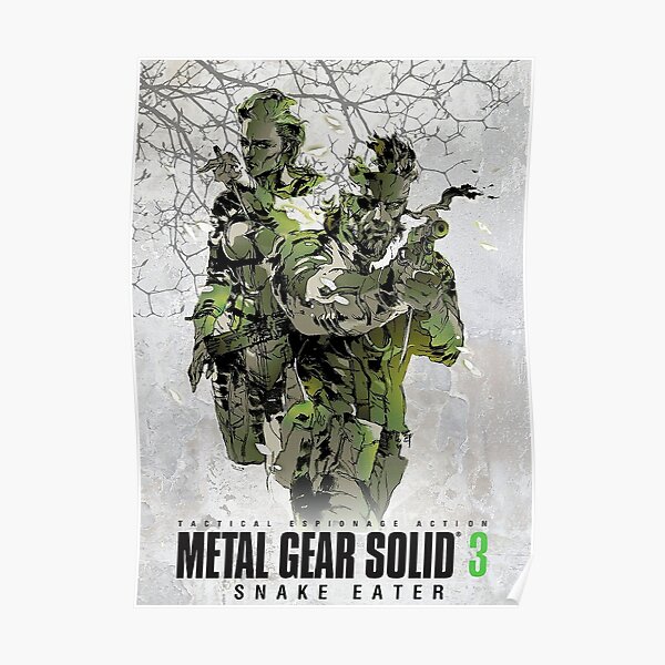 "Metal Gear Solid 3" Poster for Sale by KarissabBarraza | Redbubble