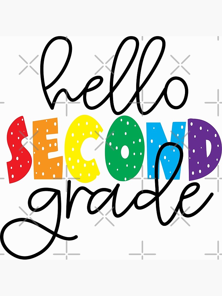 Lámina fotográfica «Hola segundo grado, regreso a clases.» de ...