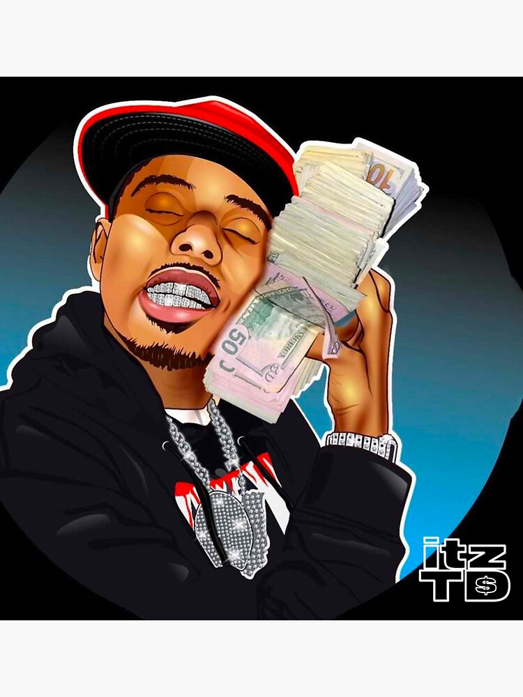 "Pooh Shiesty" Sticker for Sale by shopParadiseJKL | Redbubble