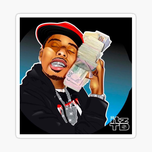 "Pooh Shiesty" Sticker for Sale by shopParadiseJKL | Redbubble