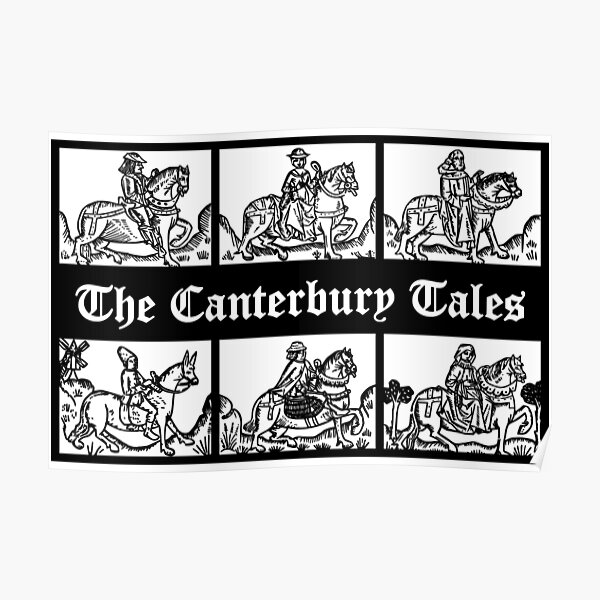"The Canterbury Tales" Poster for Sale by sirglennbo | Redbubble