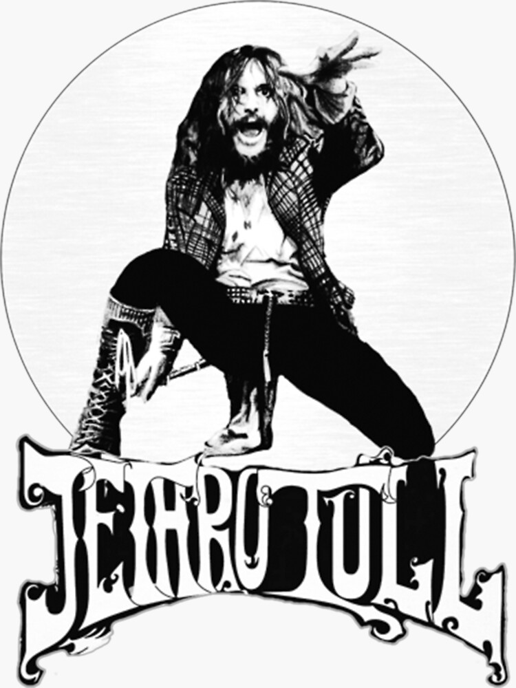 "Jethro tull " Sticker for Sale by AsapapparelGift | Redbubble
