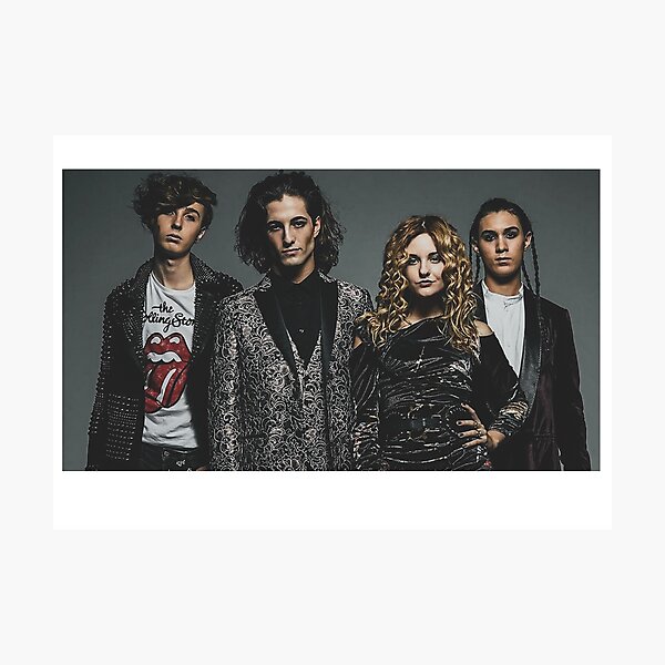 "Maneskin, Mane skin Rock band" Photographic Print by rhei29 | Redbubble