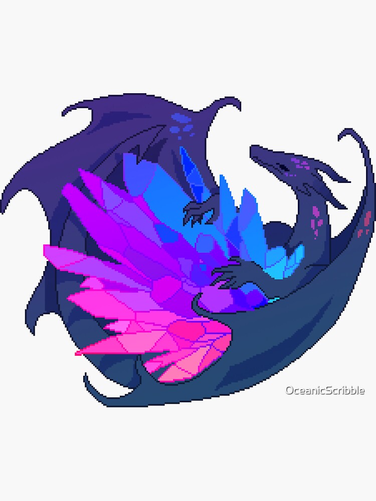Bisexual Flag Lgbt Pride Dragon Sticker For Sale By Oceanicscribble