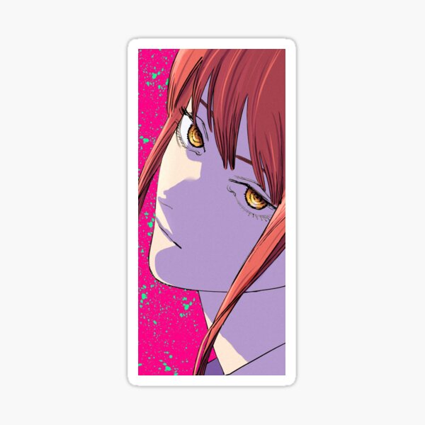 "MAKIMA // CHAINSAW MAN " Sticker for Sale by Hanakox | Redbubble