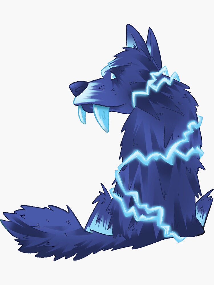 "Spirit Beast Skoll Wolf" Sticker for Sale by maynardman | Redbubble
