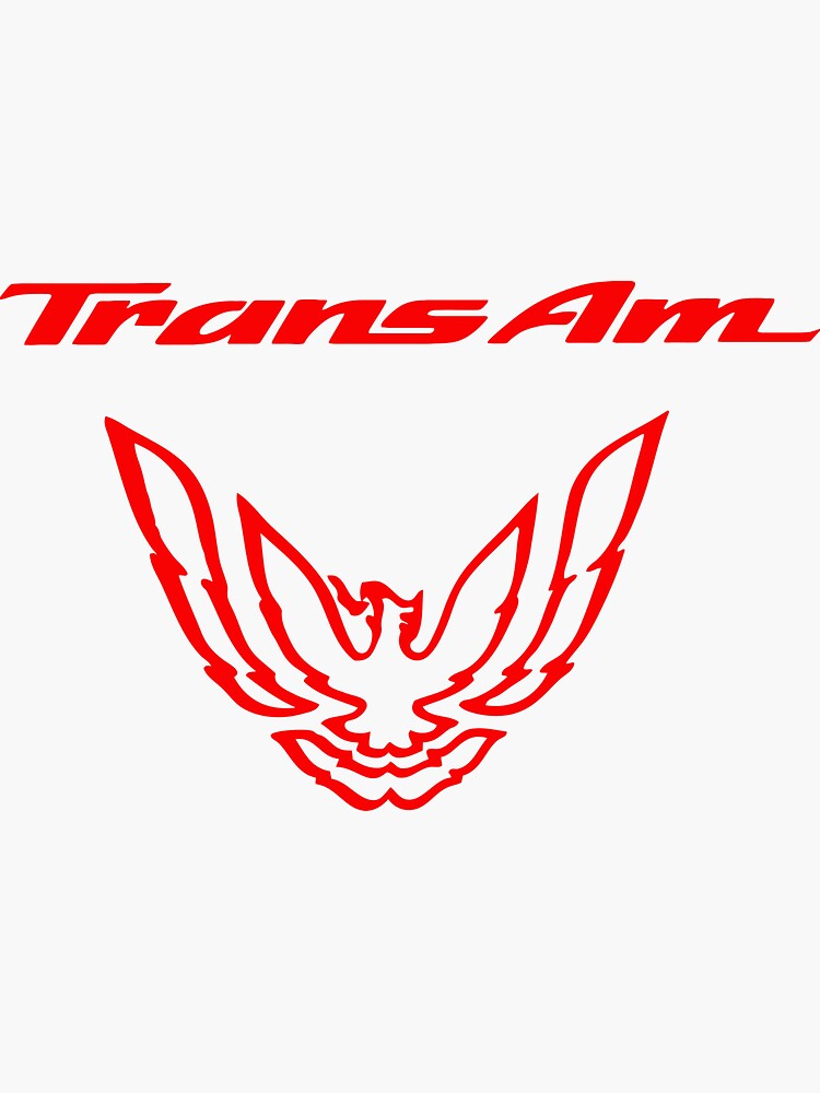 "Firebird Trans Am Bird Muscle Car" Sticker for Sale by DarJamaShop ...