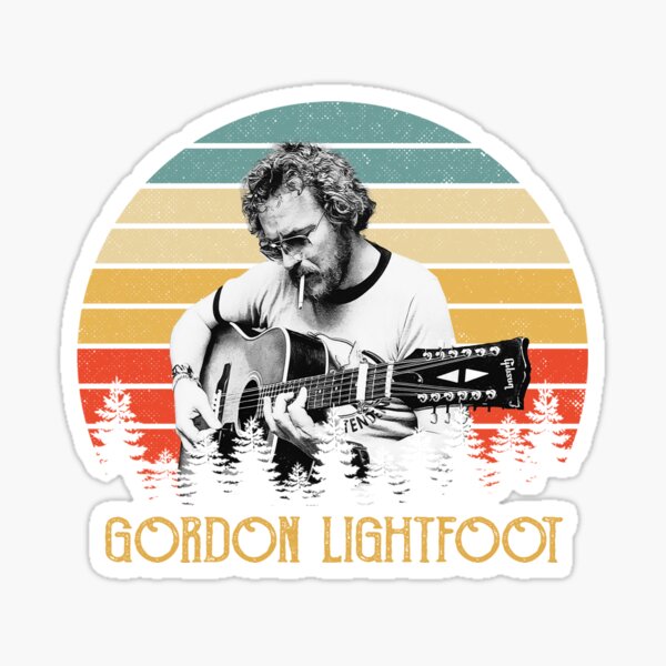 "Vintage 80s Gordon Folk Music" Sticker for Sale by knightwendy | Redbubble