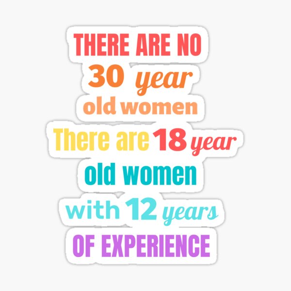 "30 years birthday, a gift for the 30th anniversary" Sticker by ...