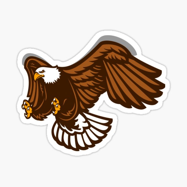 "Eagle logo" Sticker by Biglovely | Redbubble