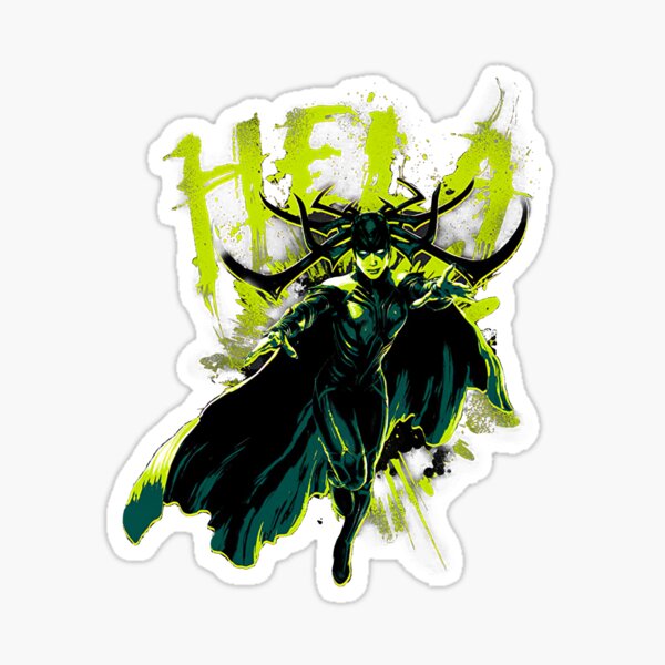 "Hela" Sticker for Sale by shopParadiseOne | Redbubble