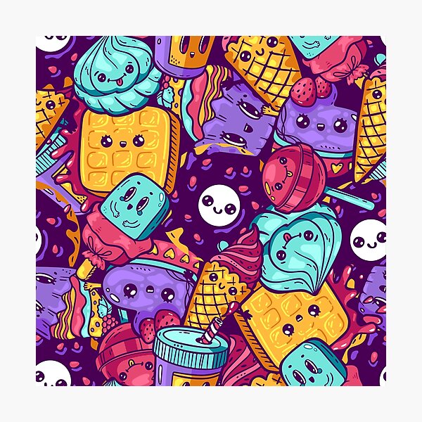 Lámina fotográfica «Modelo del caramelo del color del Doodle | MADALA ...