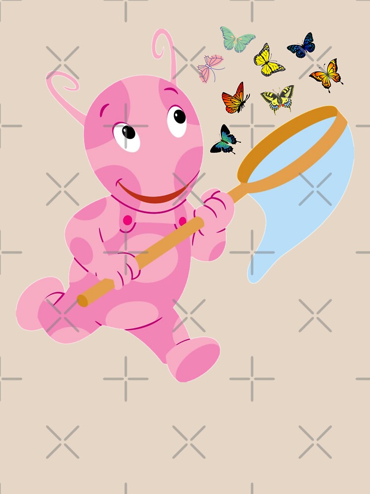 "Uniqua Catching Butterflies Backyardigans" T-shirt for Sale by ...