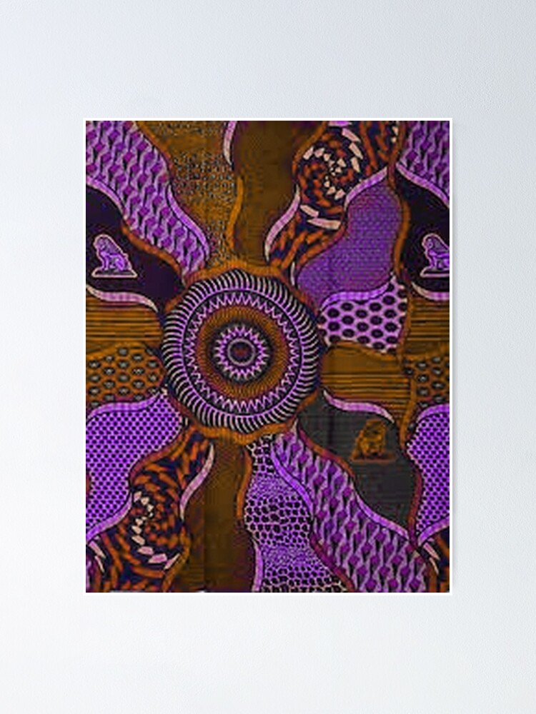 "kitenge african pattern" Poster by Fanny-Flip | Redbubble