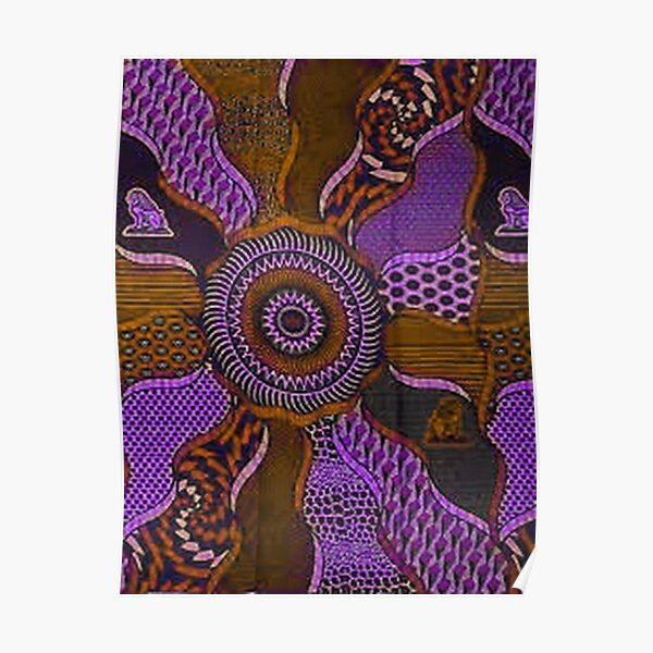 "kitenge african pattern" Poster by Fanny-Flip | Redbubble